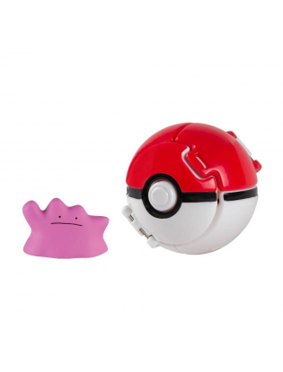 Pokemon Throw 'N' Pop Poke Ball 2 inch Action Figure - Pokemon Ditto ...