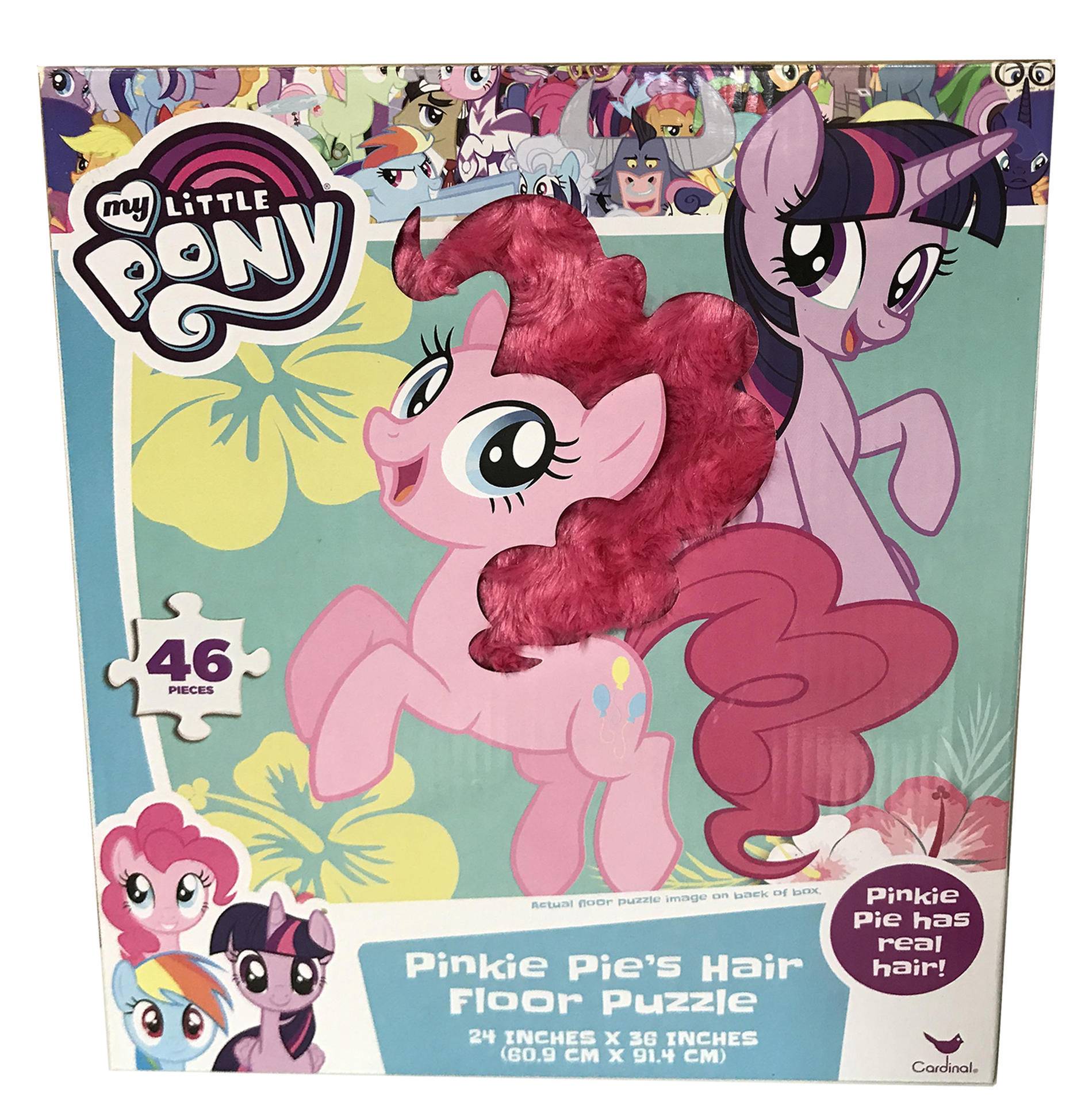 My Little Pony Pinkie Pie's Hair Floor Jigsaw Puzzle - 46-piece ...