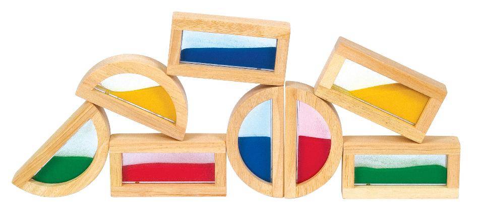 Guidecraft Rainbow Blocks Sand 8 Piece | Играландия - интернет магазин ...
