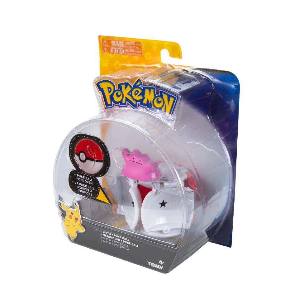 Pokemon Throw 'N' Pop Poke Ball 2 inch Action Figure - Pokemon Ditto ...