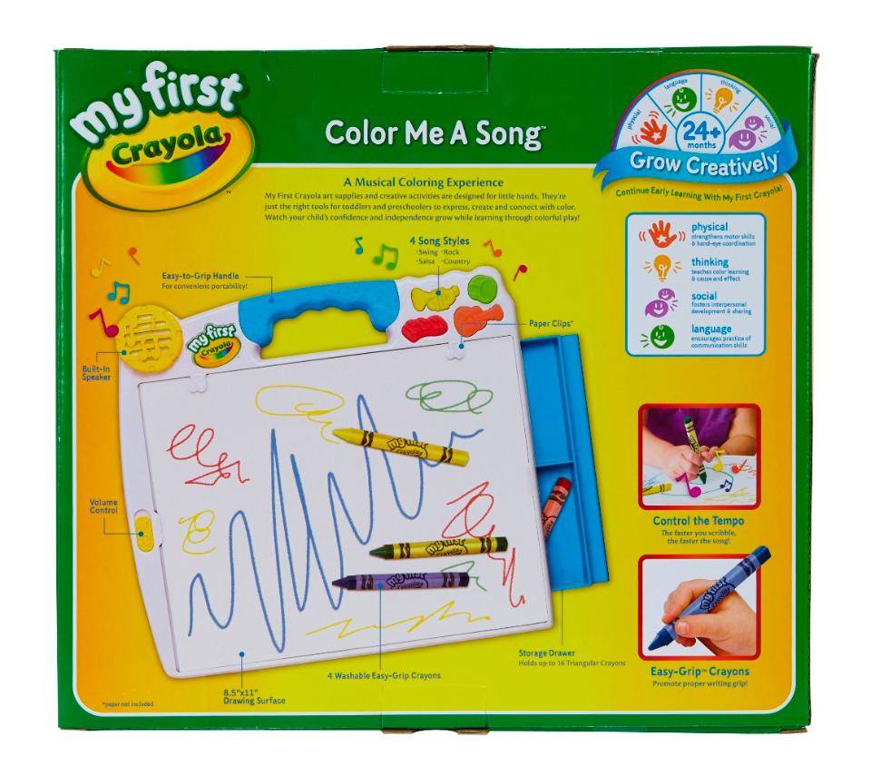 My First Crayola Color Me a Song Coloring Set | Играландия - интернет ...