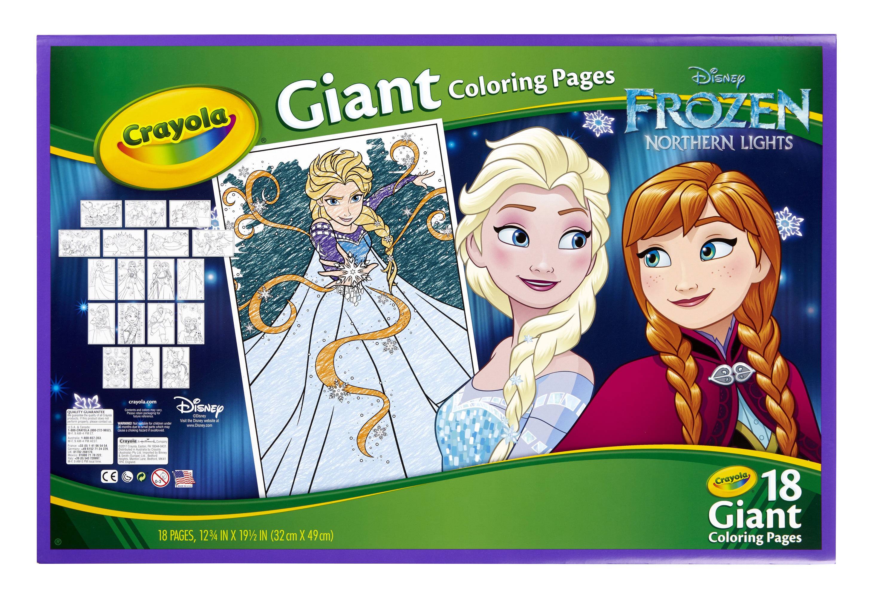 Crayola Disney Frozen Giant Coloring Pages | Играландия - интернет ...